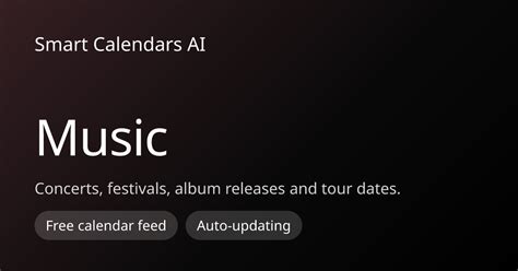 Olivia Rodrigo — Tourdaten 2026 Smart Calendars Ai