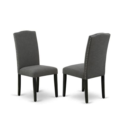 East West Furniture Dining Table Parson Chairs Brown Bg2861463 Best Buy
