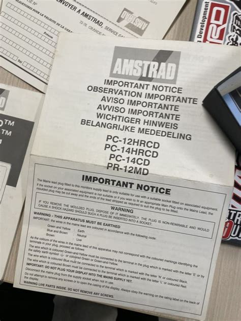 Amstrad Pc Hrcd Pc Cd Documents Originaux Rares D Occasion Denges Pour Chf