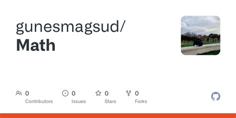 Github Gunesmagsud Math