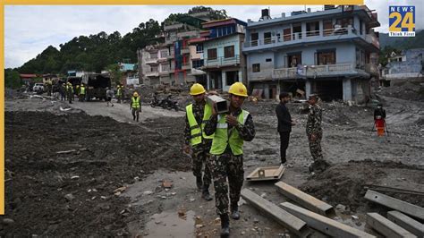 Fresh Flood Threat In Nepal Massive Landslide Blocks Chameliya River