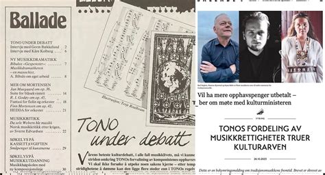 Absurd Og Historielaus Tono Ordning Folkemusikk
