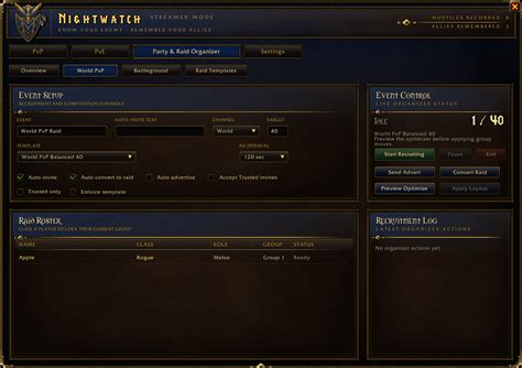 Nightwatch World Of Warcraft Addons Curseforge