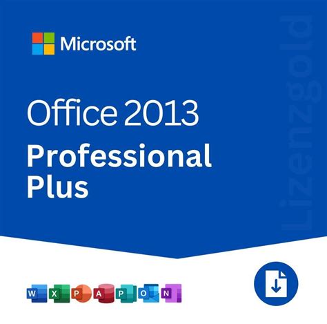 Microsoft Office 2013 Pro Plus Vollversion 4 PC TWINT Gebraucht