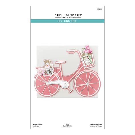 Spellbinders Etched Dies By Bibi Cameron Big Bicycle Oriental Trading