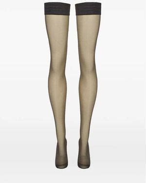 Black Stockings For Women Lyst