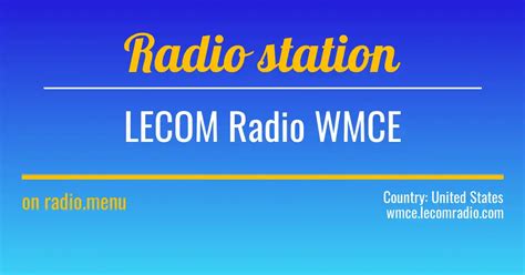 Playlist Lecom Radio Wmce 📋