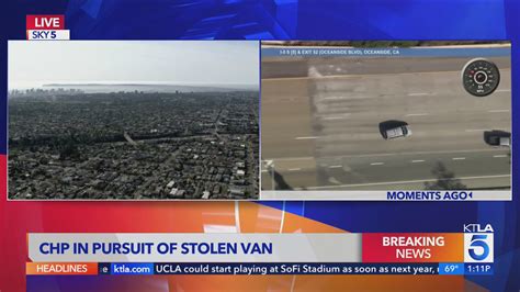 Marathon Chp Chase Goes From Los Angeles County Into San Diego
