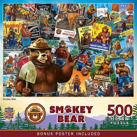 Smokey Bear Posters Piece Jigsaw Puzzle Oriental Trading