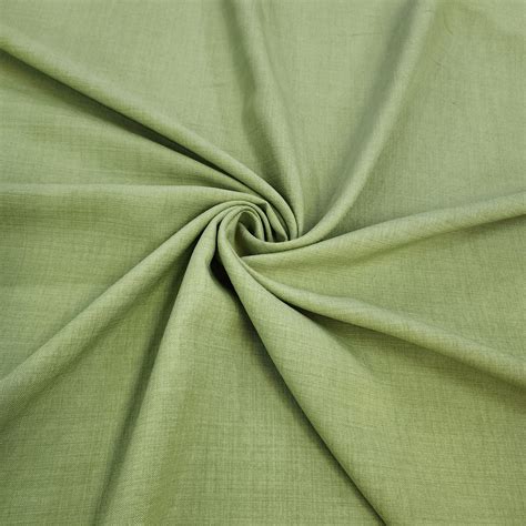 Plain French Linen Avocado Curtain Dream