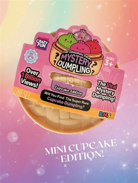 Rms Toys New Rms Mini Glitter Cupcake Viral Mystery Squishy