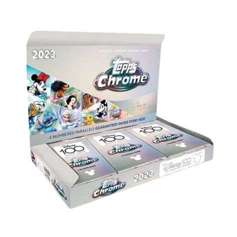 2023 Topps Disney 100 Chrome Hobby Box Grassly