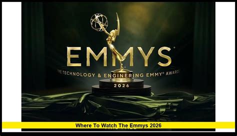 Where To Watch The Emmys 2026 Nbc And Peacock Viewing Guide
