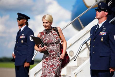 Trumps Aide Natalie Harp Spotted Clutching 4 Phones As Bizarre Duties Revealed