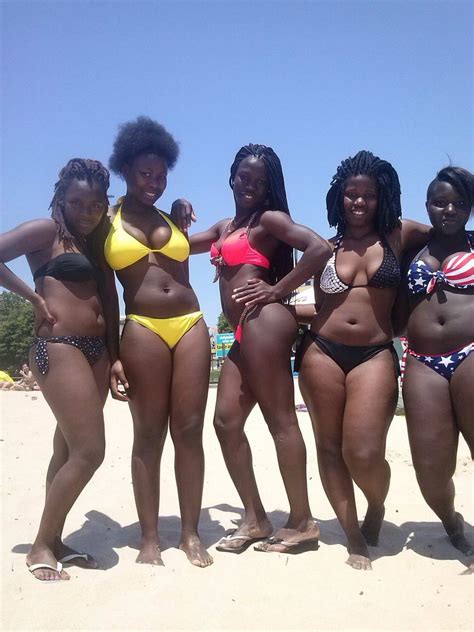 Hot Africa Girlfriends On The Beach Original Image 1