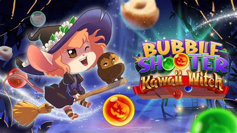 Bubble Shooter Kawaii Witch