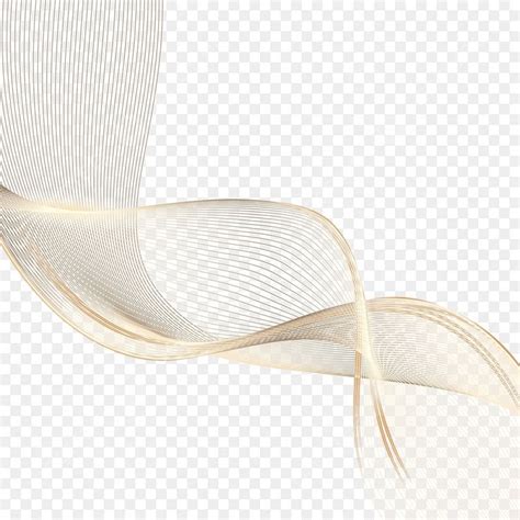 Futuristic Object Vector Hd PNG Images Luxury Golden Curved Subtle