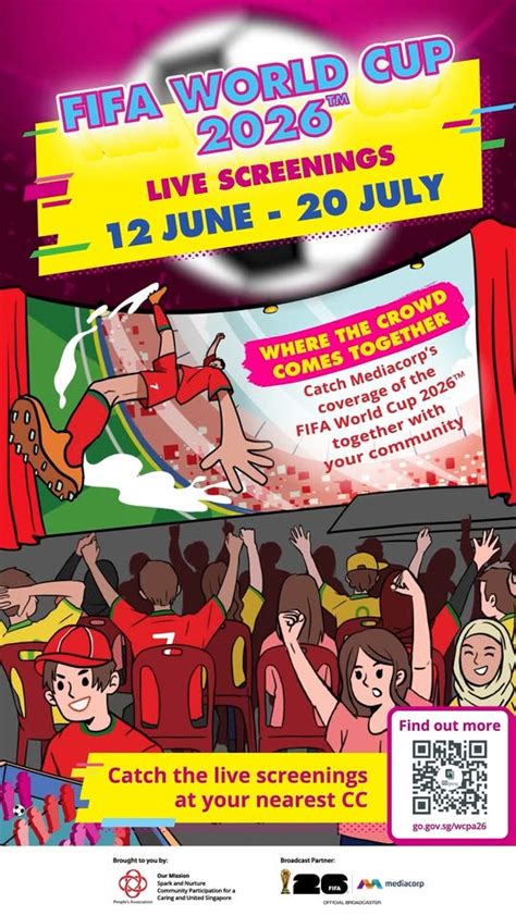 Fifa World Cup 2026 Live Screenings At Our Tampines Hub Tampines News