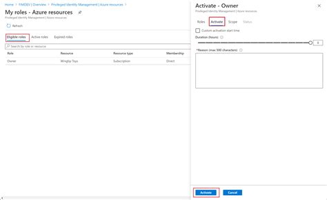 Activate Azure Resource Roles In Pim Microsoft Entra Id Governance