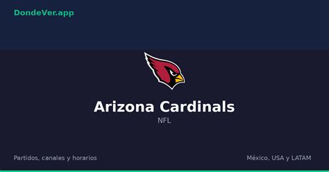 Cardinals Vs Chargers En Vivo Hoy En Fox Sports Mx Dónde Ver