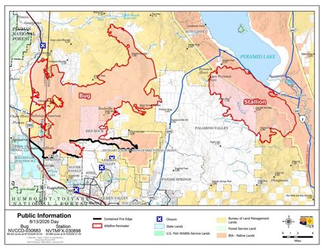Highway At Nevada California Line Closed Overnight As Bug Fire Moves