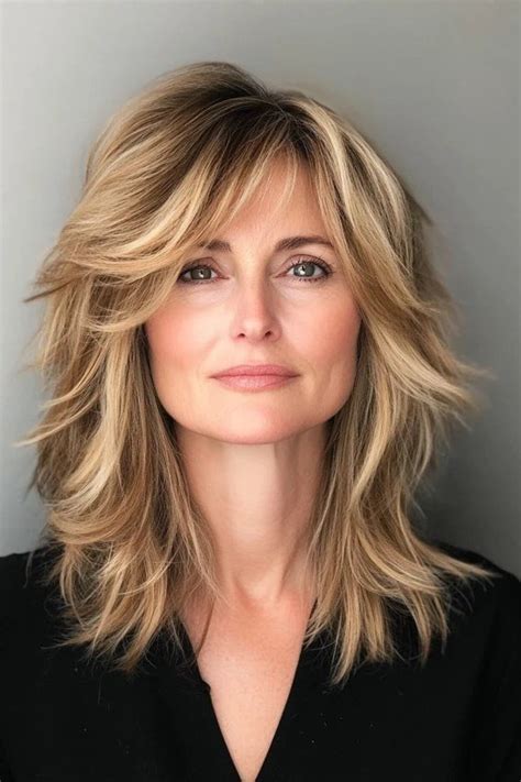61 Layered Medium Length Hairstyles For Women Over 50