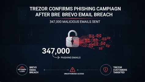 Trezor Confirms Phishing Campaign Targeting Customers After Brevo Email