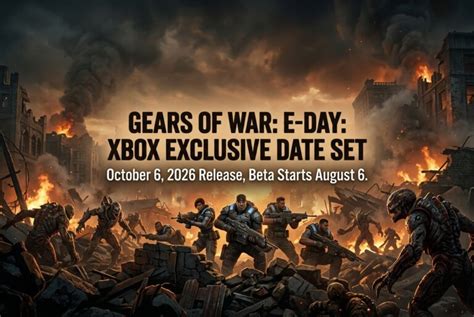Gears Of War E Day Release Date Ps5 Cancelled 2026