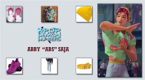 ABBY ABS SAJA COSTUME FROM K POP DEMON HUNTERS
