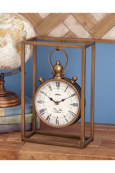 Bronze Metal Standing Stopwatch Clock Nordstromrack