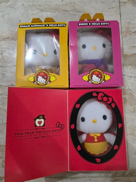 Sanrio Hello Kitty Plush Bundle Ronald Mcdonald X Hello Kitty Birdie