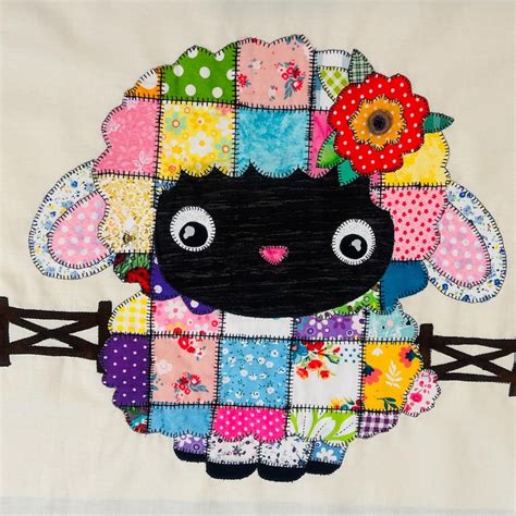 Applique Sheep For Quilts Etsy