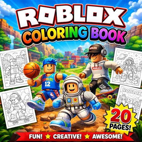 Roblox Colouring Book Etsy Uk