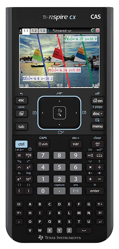 Texas Instruments Ti Nspire Cx Ii Cas Graphing Calculator Black