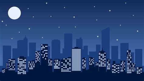 Night Urban Background Vector Art Icons And Graphics For Free Download