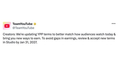 Youtube Updates Its Partner Program Newsshooter