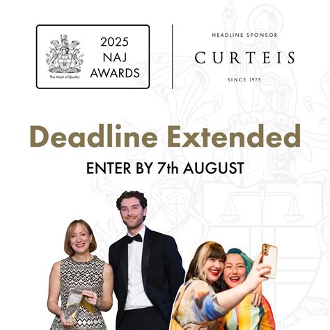NAJ Awards 2025 Deadline Extended