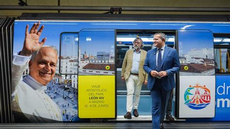 Madrid Cambia La Imagen De Su Transporte Público Para Recibir Al Papa