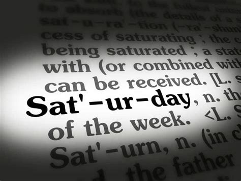 25 Fun Facts About Saturday The Weekends Star Day