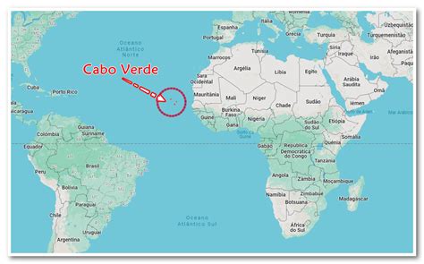 Cape Verde Map And Key Information