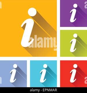 Information Vector Icon Flat Style Illustration Eps Vector Stock Vector Image Art Alamy