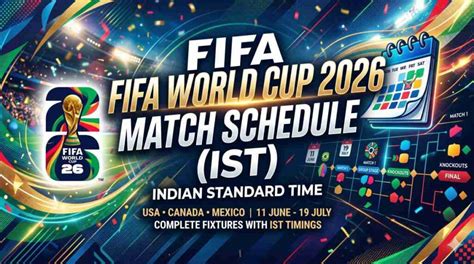 Complete Fifa World Cup 2026 Match Schedule And Fixtures Ist World