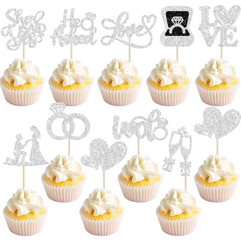 She Said Yes Cake Toppers For Parties