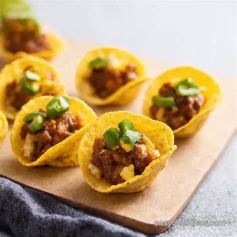 Touchdown Taco Bites Easy Football Food Appetizers Easy