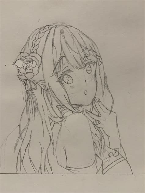 How To Draw Anime Girl With Pencil