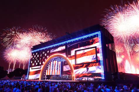 Americas 250th Birthday Celebrated In Washington After Storm Delay