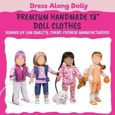 Polka Dot Dress Doll Outfit And Accessories 3 Pc Set Sun Dress Hat And Clog Sandals Compatible W