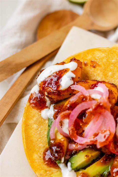 Hot Honey Shrimp Tacos