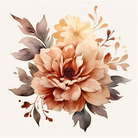 High Definition Flower Digital Flowers
