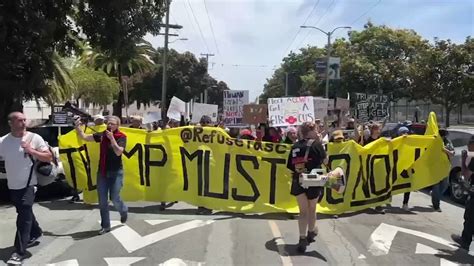 Around 3000 Demonstrators Attend No Kings Protest In Sonoma Abc7